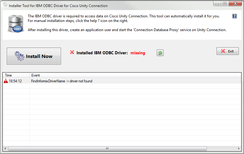Unity Connection Odbc Setup Tool 2375