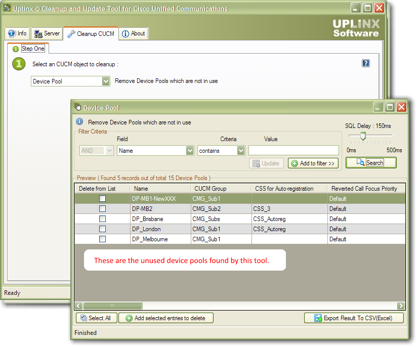 cleanuptool-screenshot - Uplinx Software